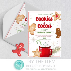 Editable Hot Chocolate Bar Sign, Pintable Tags & Party Invitation ...