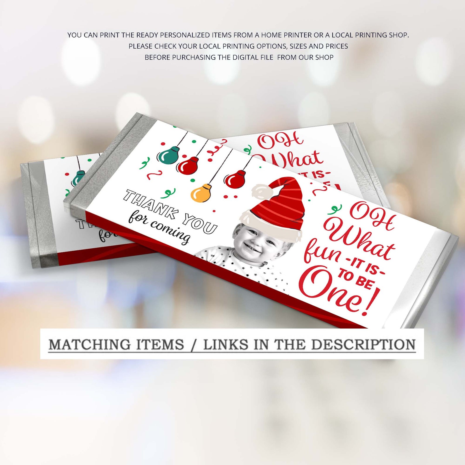 Oh What Fun It is to Be One Invitation Personalized With Your - Etsy