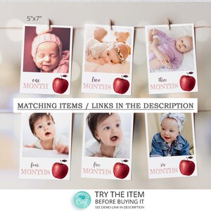 Apple Birthday Editable Round Thank You Tag, Apple of Our Eye Favor ...