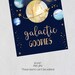 Galactic Goodies Sign Template | Space Party Snacks Sign | Outer Space ...