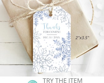Winter Gift Tags - Etsy
