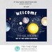 Editable Outer Space Birthday Welcome Sign Baby's 1st - Etsy