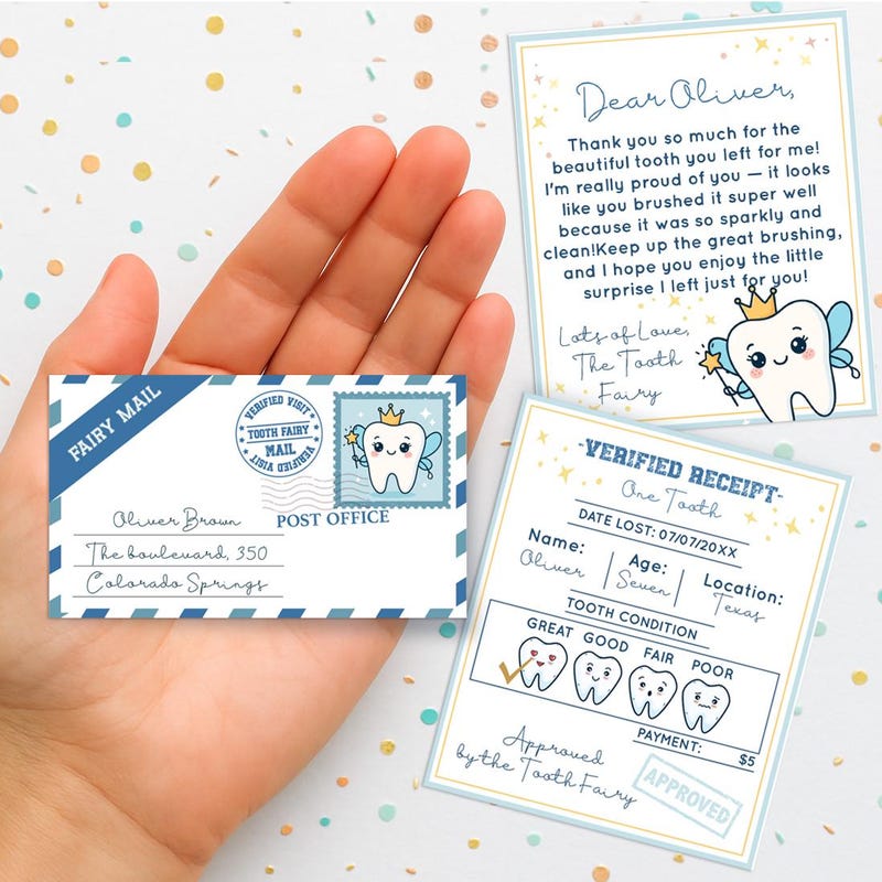 Toothfairy Note Set - Etsy