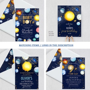 Editable Outer Space Treat Bag Toppers • Treat Bag Label Galaxy Party ...