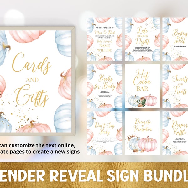 Gender Reveal Decorations - Etsy