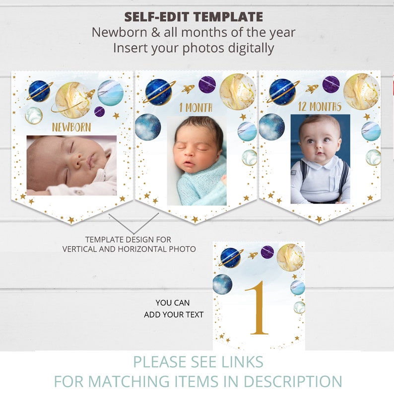 Editable Outer Space Treat Bag Toppers Treat Bag Label - Etsy