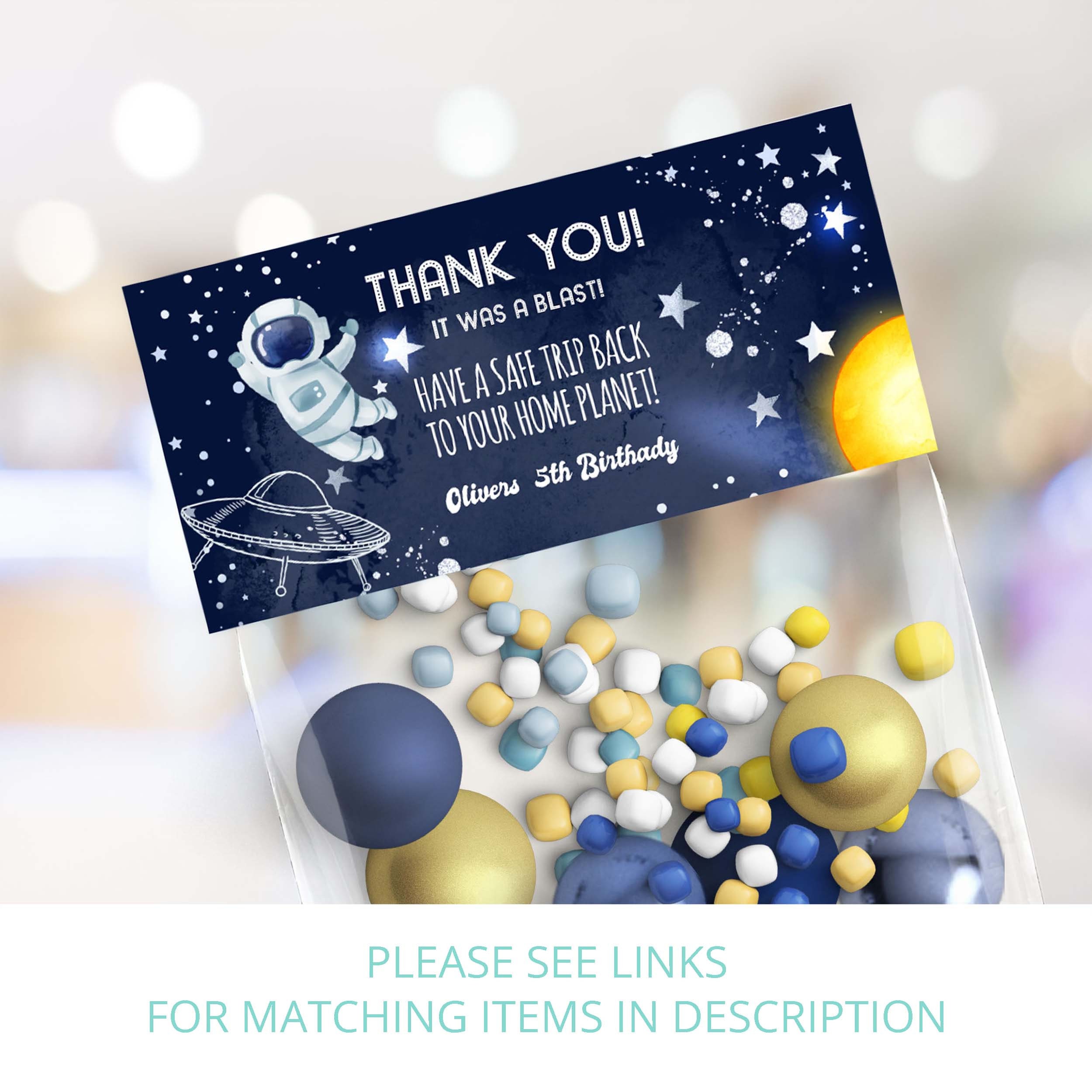 Outer Space Mom-osa Bar Sign Template | Space Party Bar Sign | Outer ...