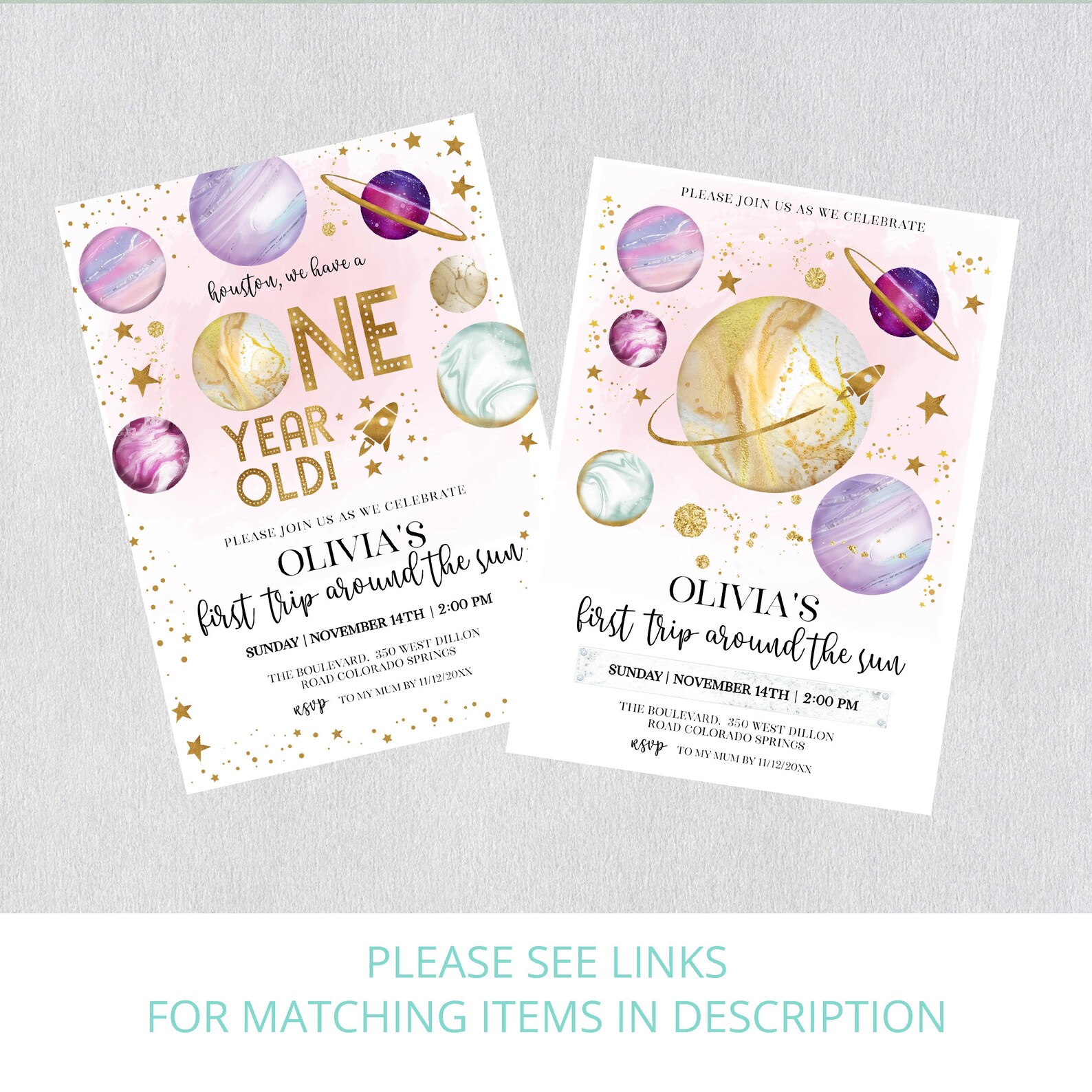 Galactic Goodies Sign Template | Space Party Snacks Sign | Outer Space ...
