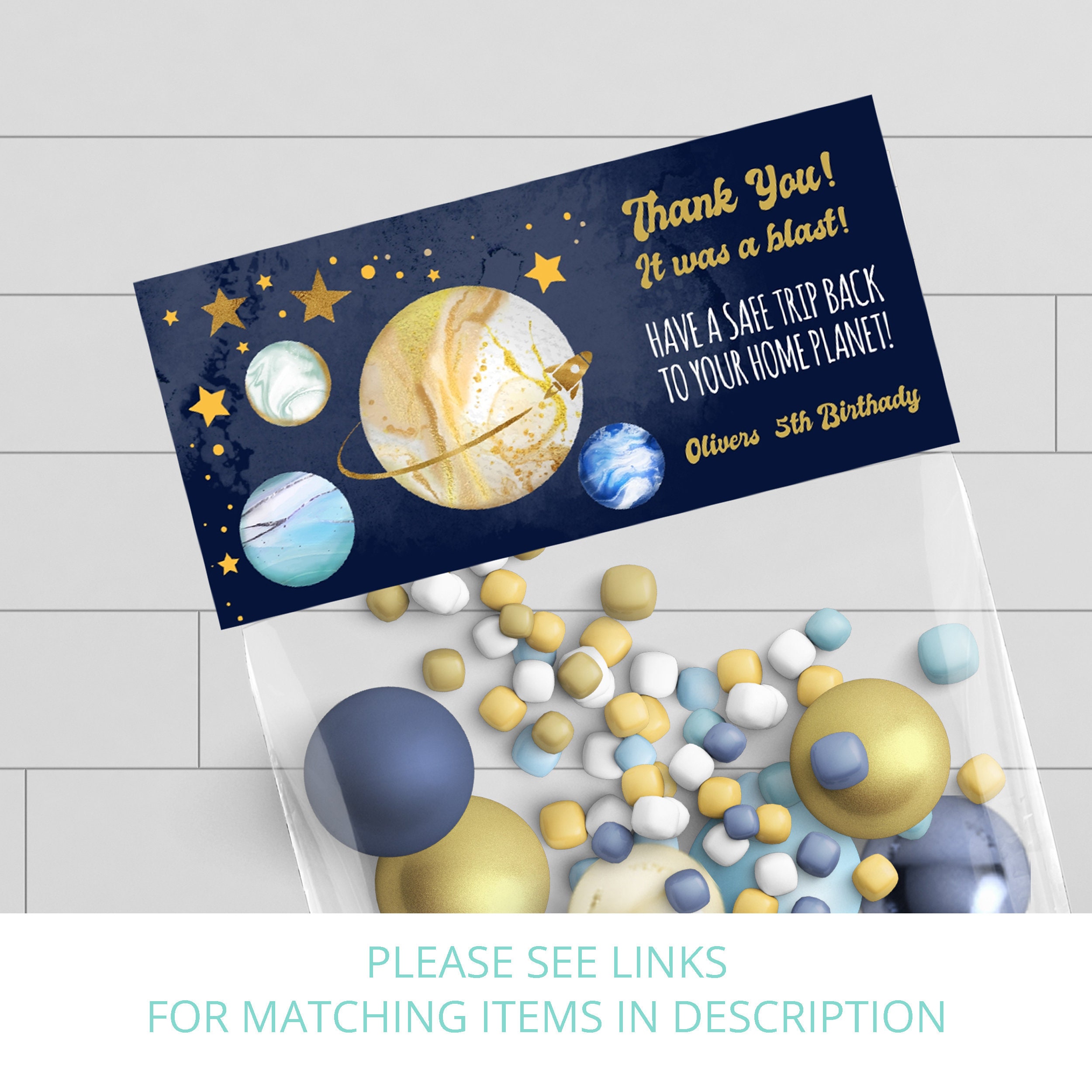 Galactic Goodies Sign Template Space Party Snacks Sign - Etsy