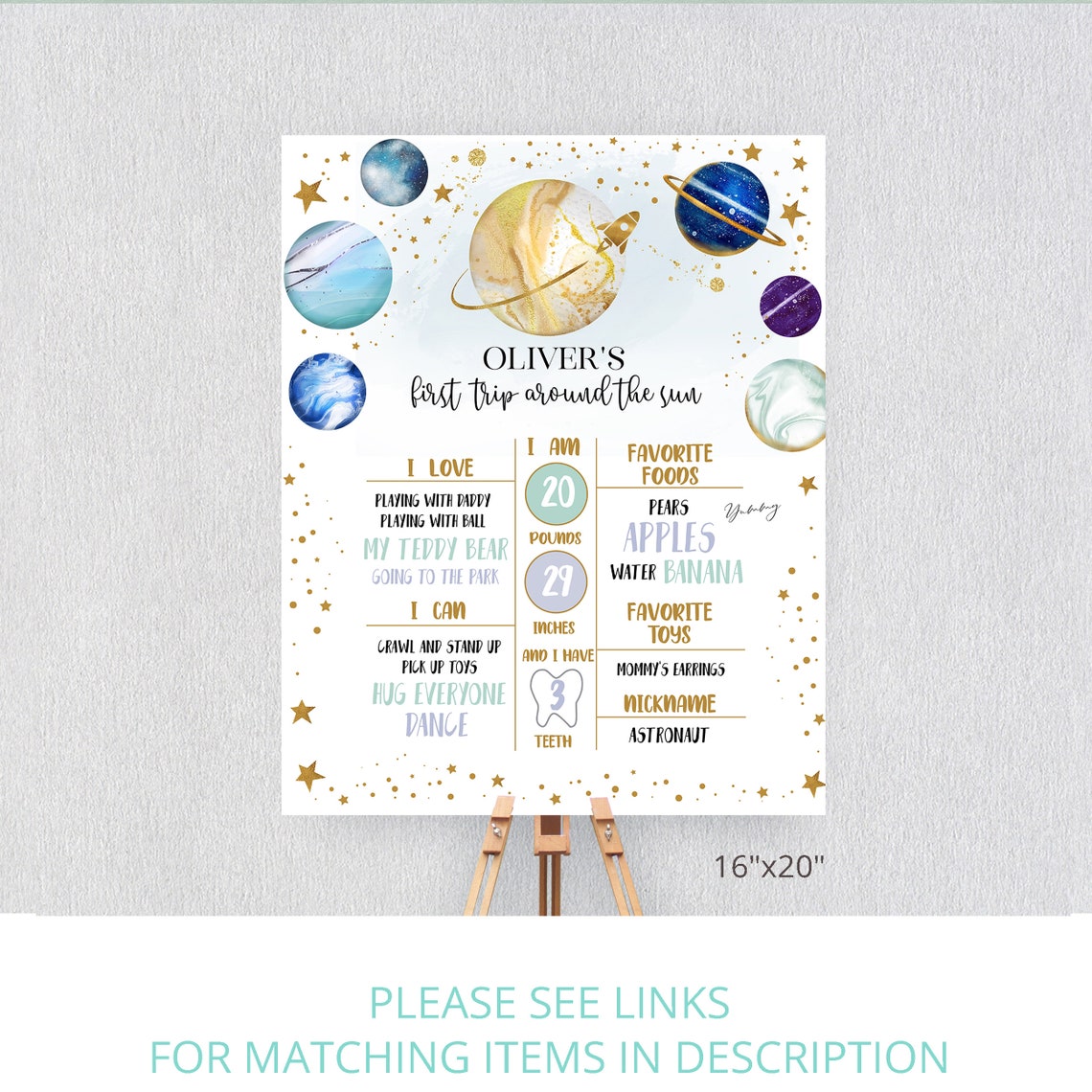 Outer Space Chip Bag Template Instant Download With - Etsy