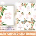 Editable Peach Baby Shower Sign Bundle Sweet as a Peach Baby - Etsy