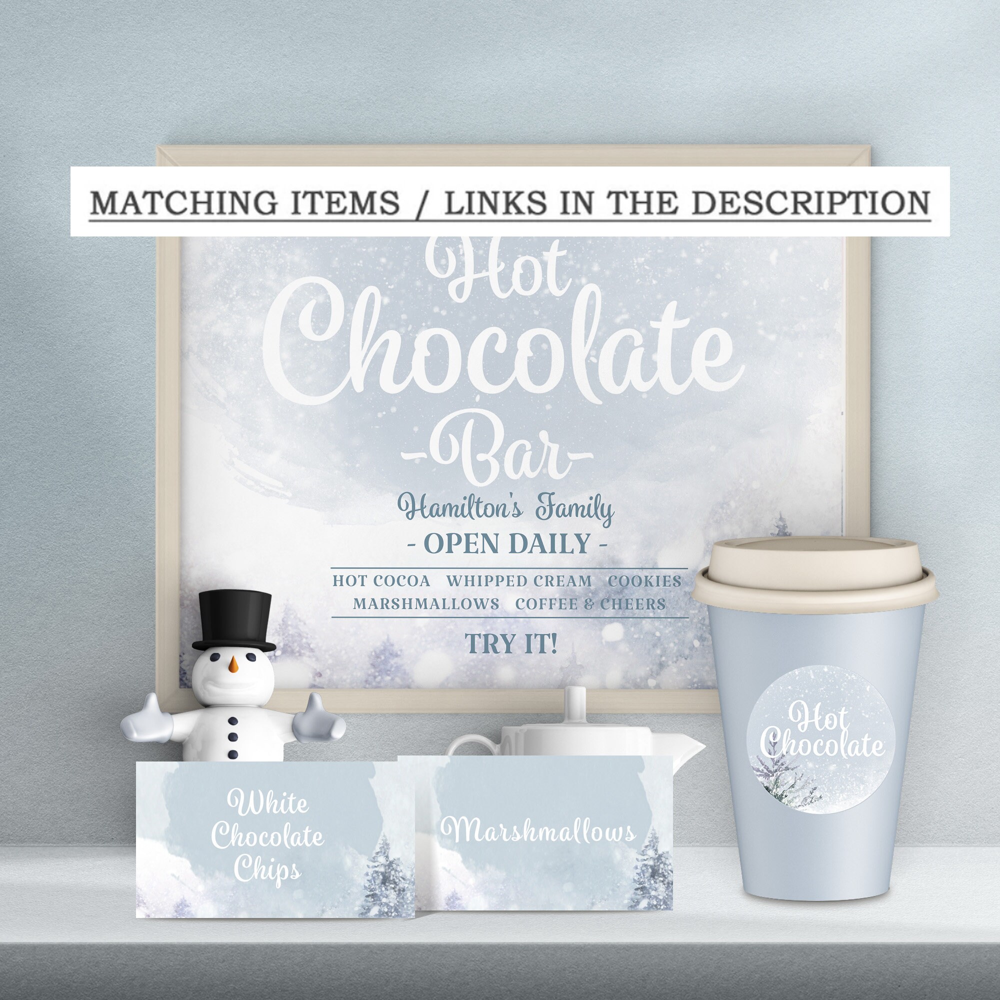 Editable Chocolate Bar Christmas Wrapper Candy Bar Wrappers Winter Baby ...