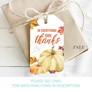 Editable Thanksgiving Gift Tags | Thanksgiving Label Teacher ...