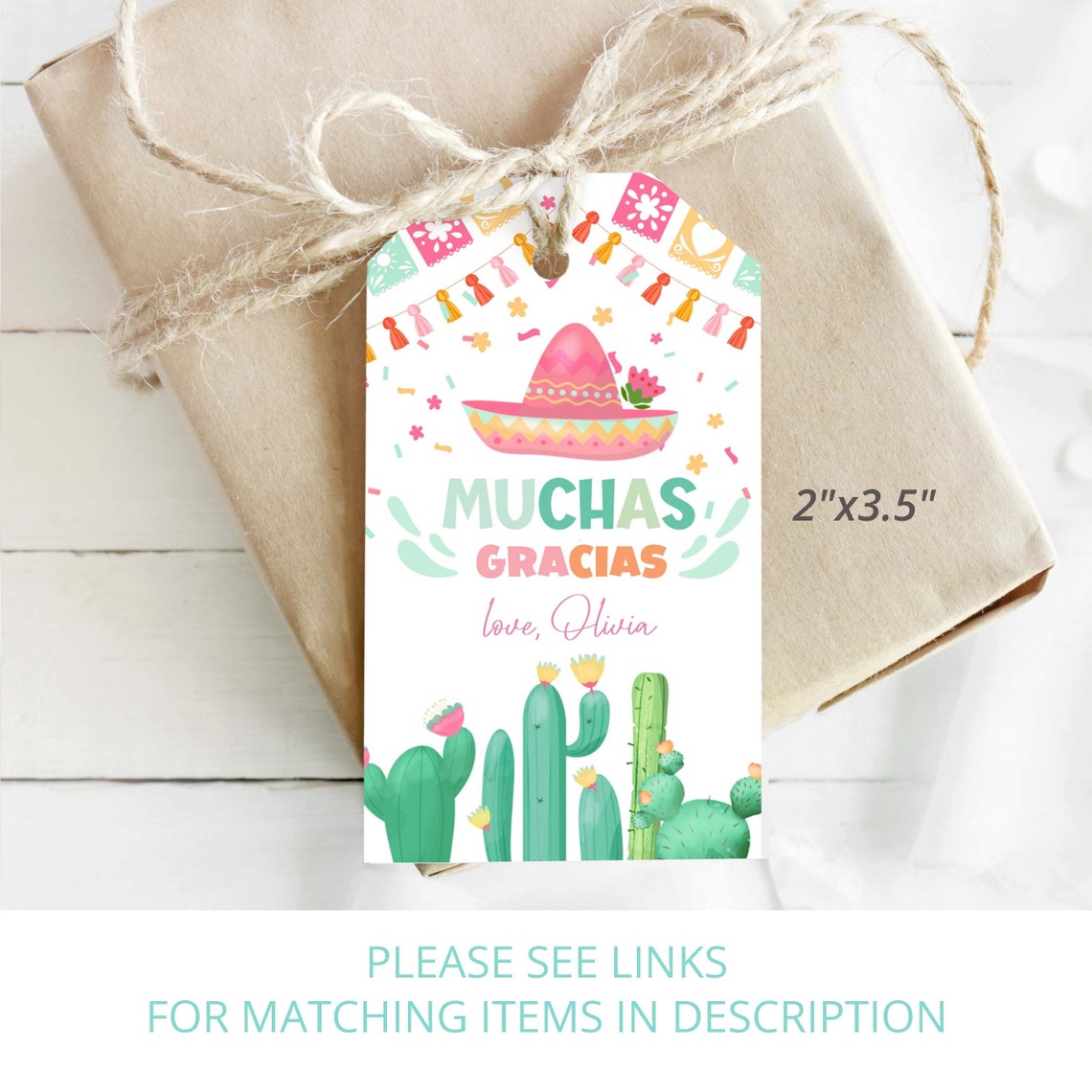 Thank You Sign, Taco Twosday Fiesta Theme Signs, Table Sign Party ...