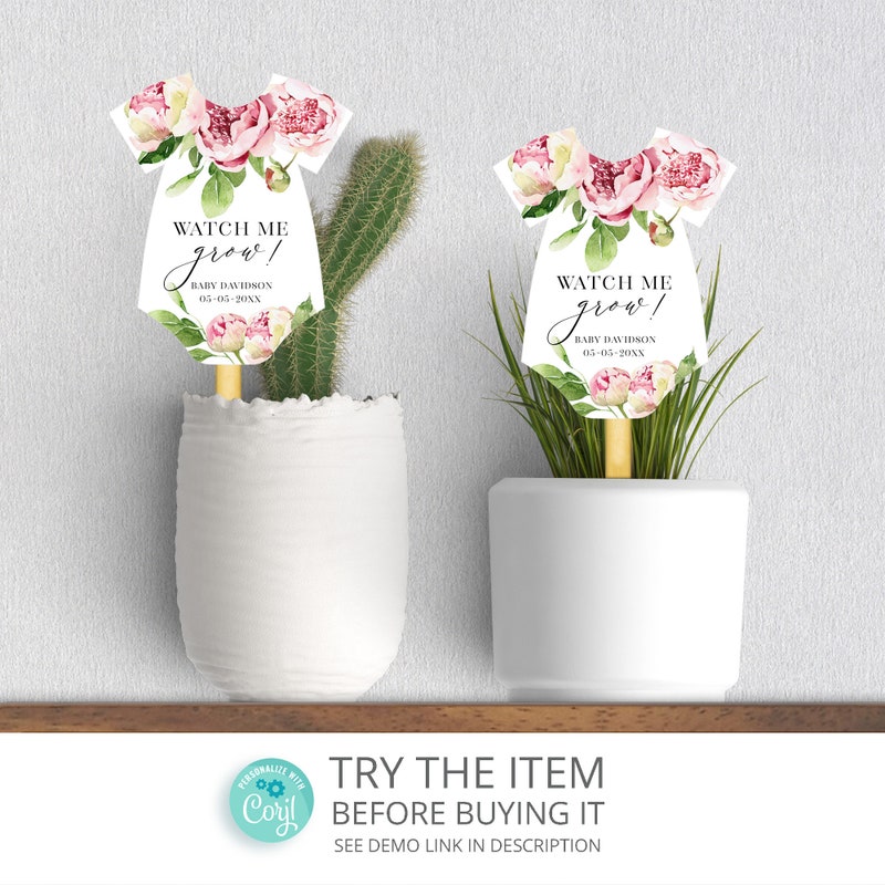 Baby in Bloom Tags - Etsy