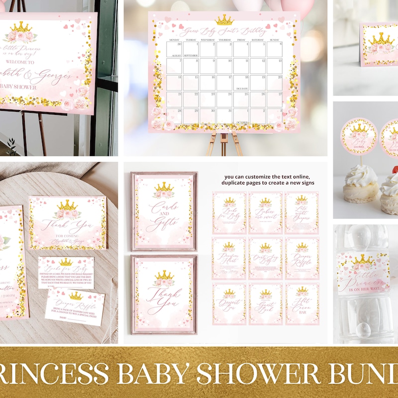 Princess Baby Shower - Etsy