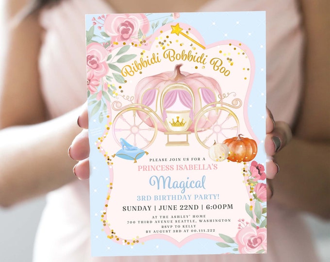 Bippidi Boppidi Boo TWO Second Birthday Cinderella Princess Theme ...