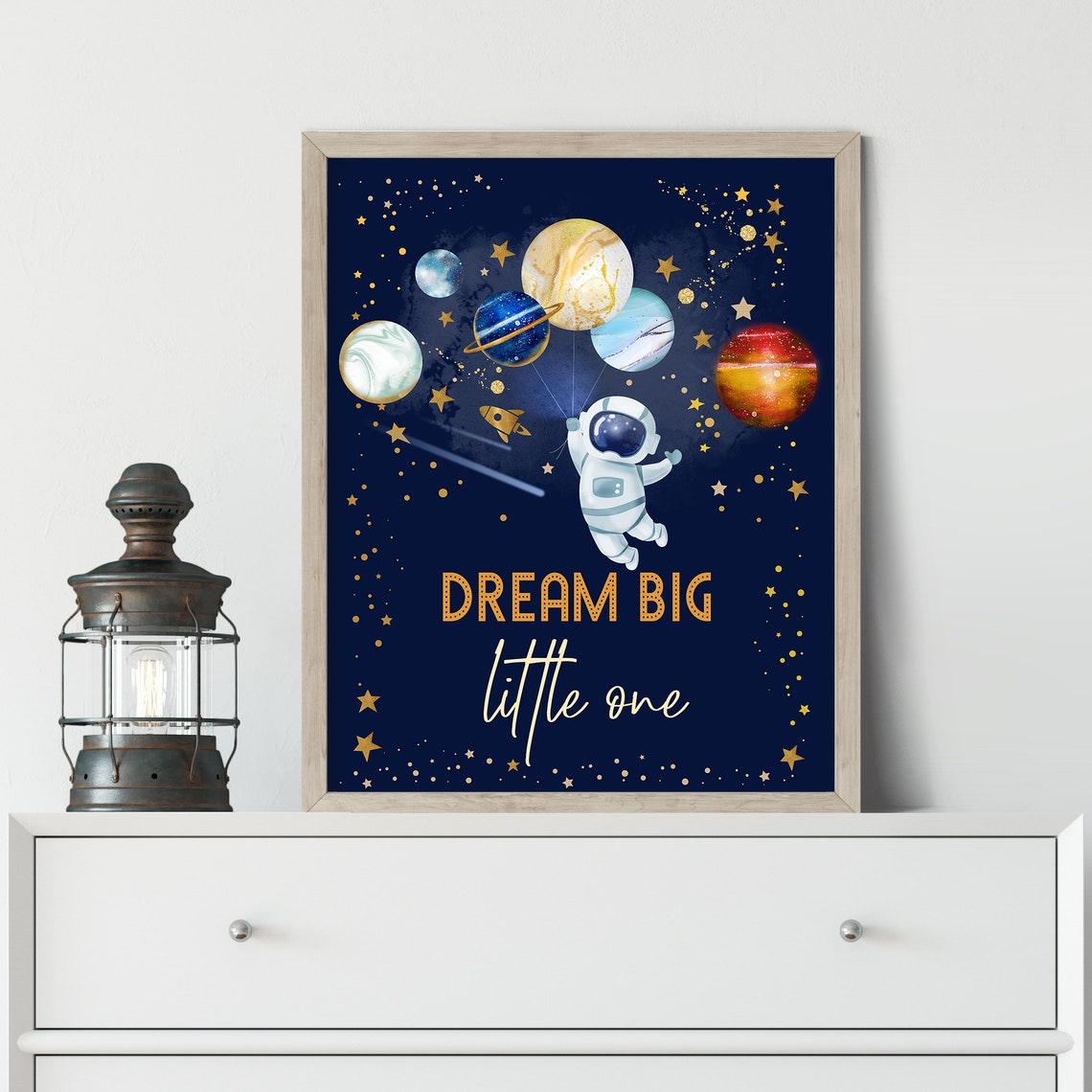 Space Wall Decor Nursery Prints Space Nursery Printable Wall - Etsy