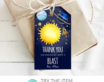 Outer Space Birthday Cupcake Toppers First Trip Around the Sun Favor ...