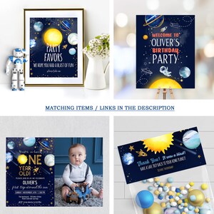 Editable Outer Space Treat Bag Toppers • Treat Bag Label Galaxy Party ...