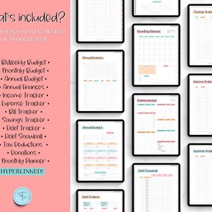 Digital Biweekly Budget Planner, DIGITAL Planner, Budget by Paycheck ...