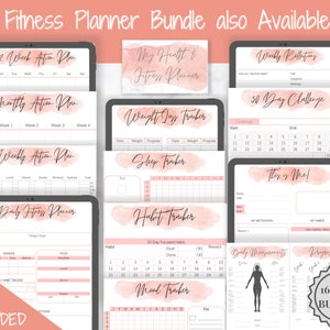 Body Measurement Fitness Planner for Weight Loss. Template Tracker ...