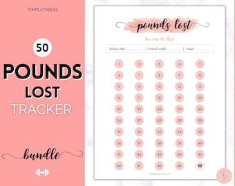 50 Lbs Lost Chart - Etsy