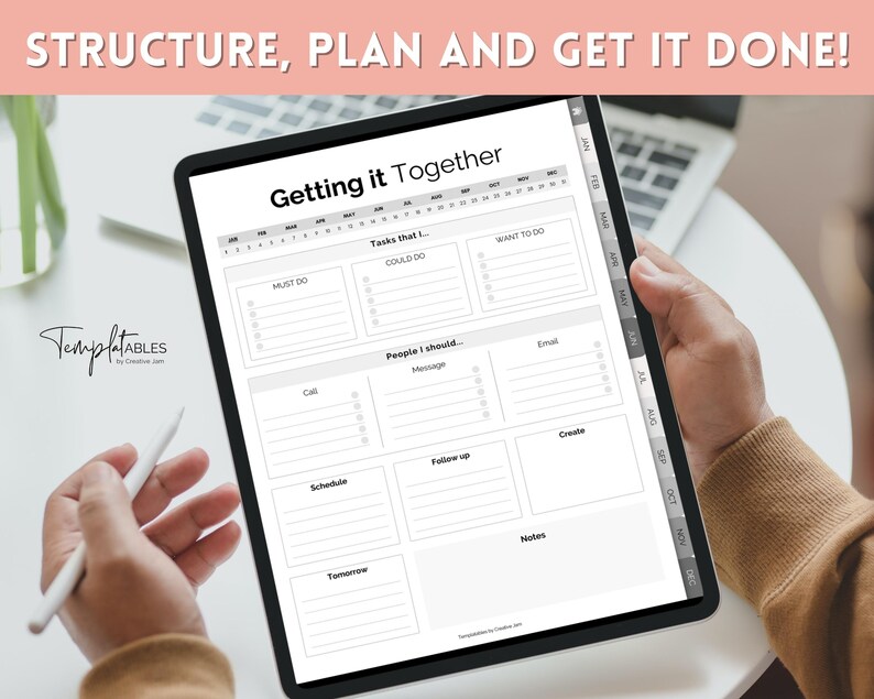 Brain Dump Template DIGITAL PLANNER to Do List Printable - Etsy