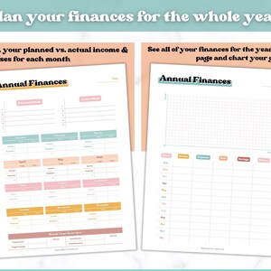 Ultimate Budget Planner Printable BUNDLE Financial Tracker - Etsy
