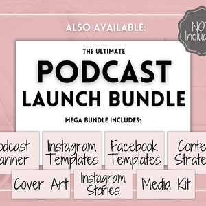 Editable Podcast Planner BUNDLE Pack. Podcast Template Content Calendar ...