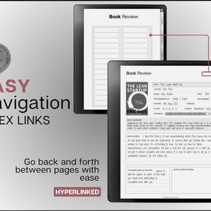 Digital Book Journal, Templates for Kindle SCRIBE, Digital Reading ...
