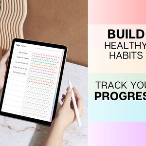Digital Habit Tracker, Goodnotes Digital Planner, iPad Planner, Daily ...