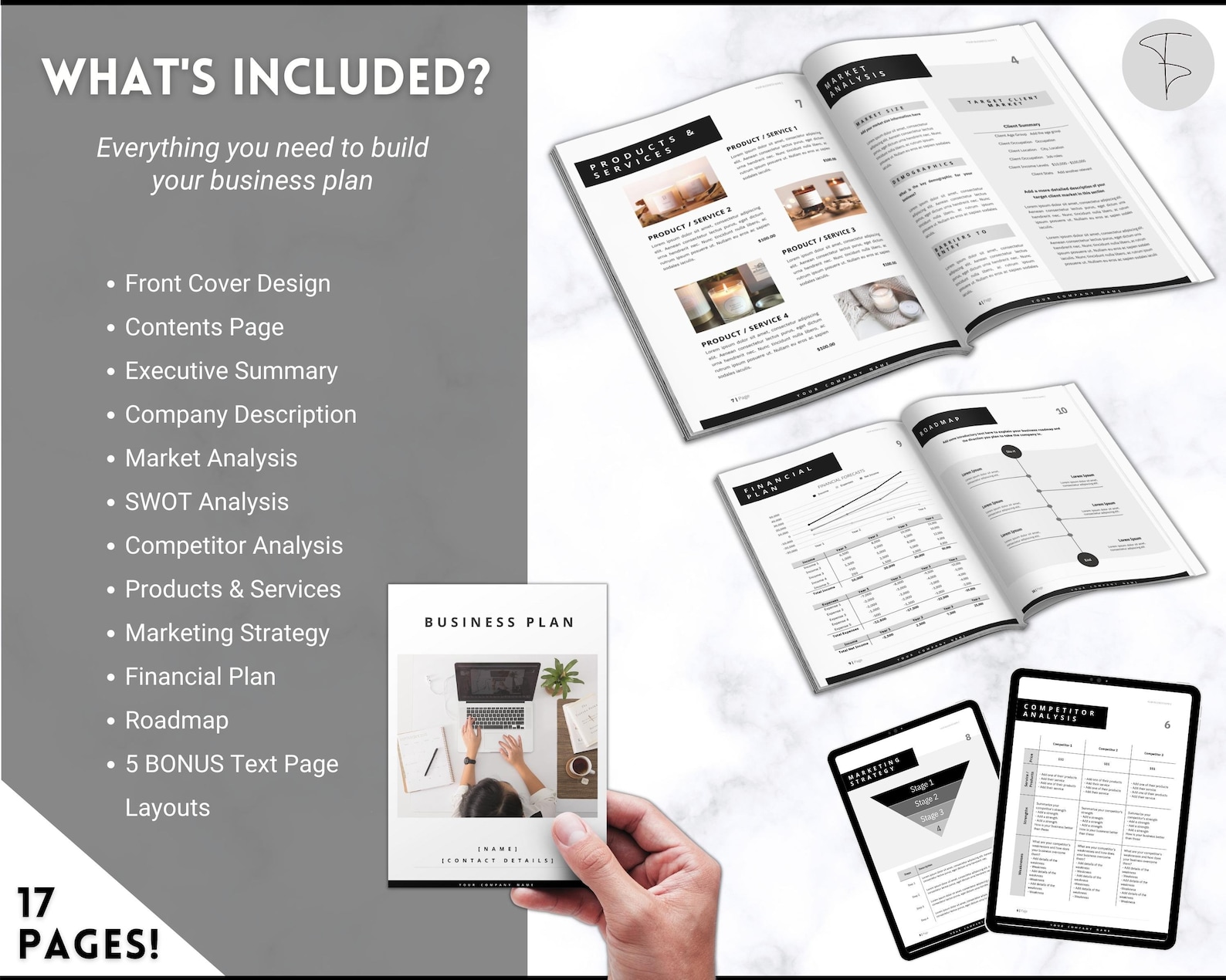 Business Plan Template, GOOGLE DOCS Small Business Planner Proposal ...