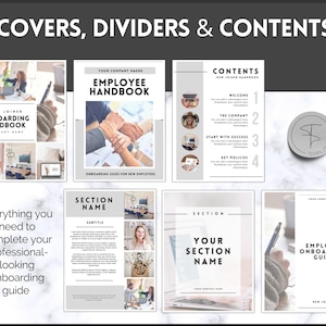 Employee Onboarding Template, New Hire Handbook, Welcome Packet, New ...