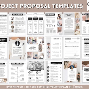 Project Proposal Template, Editable Business Proposal Templates ...