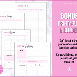Financial Planner Printable BUNDLE Budget Template Savings - Etsy
