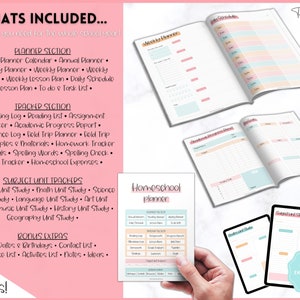 Homeschool Planner Printable, Home School Teacher, Academic Lesson ...