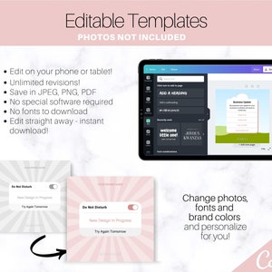 Instagram NOTIFICATION Series Post Templates, Social Media Engagement ...
