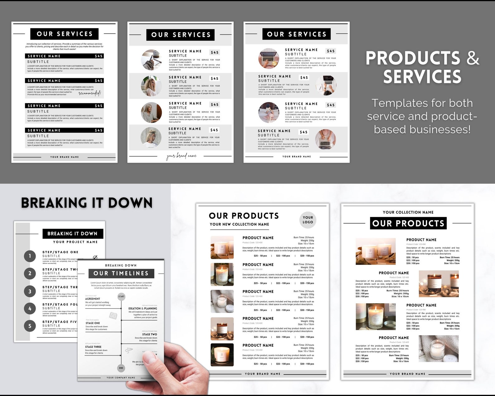 Business Proposal Template, Project Proposal, 40 Editable Canva ...