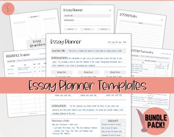 Essay Outline Annotated Bibliography Aesthetic Outline - Etsy