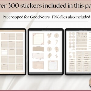 Digital Sticky Notes, Digital Planner Sticker Pack, Adhesive Notes ...