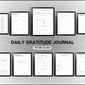 Kindle Scribe Templates, Digital Gratitude Journal, Daily Mindfulness ...