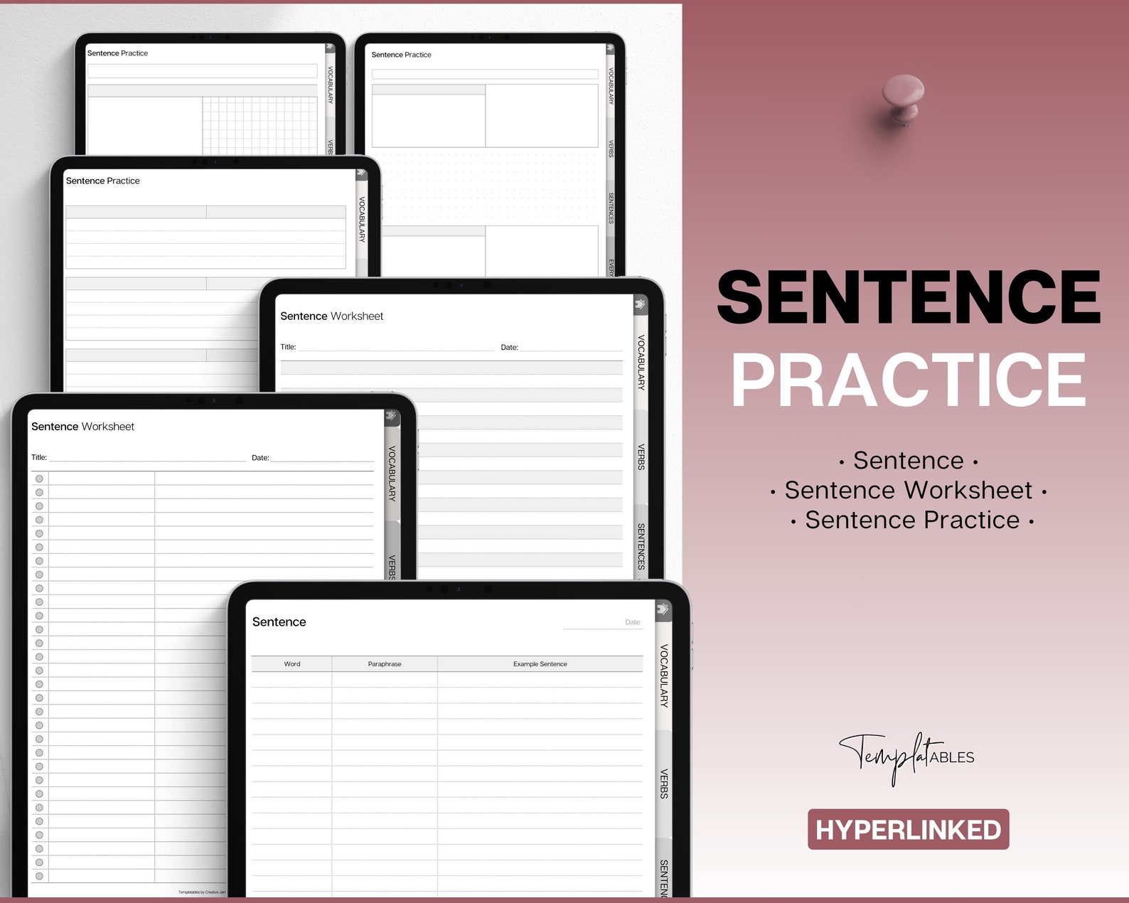 Digital Language Learning Planner, Study Korean, Japanese, Spanish ...