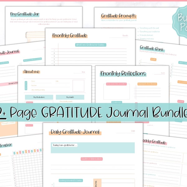Gratitude Planner - Etsy