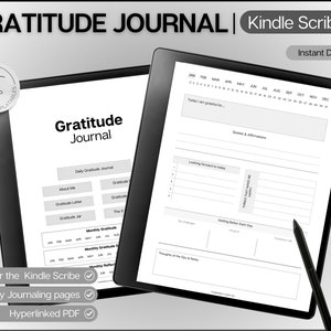Kindle Scribe Templates, Digital Gratitude Journal, Daily Mindfulness ...