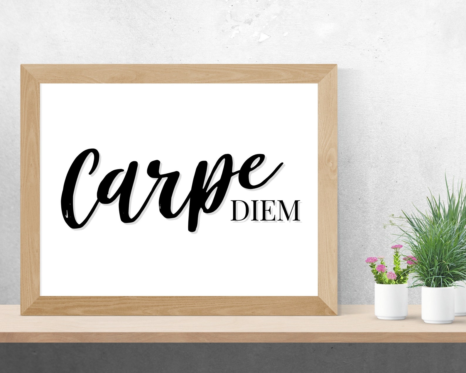 Carpe Diem Wall Art Carpe Diem Print Carpe Diem Carpe Diem - Etsy