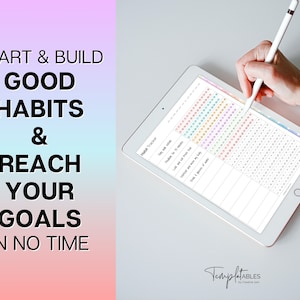Digital Habit Tracker, Goodnotes Digital Planner, iPad Planner, Daily ...