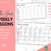 EDITABLE Lesson Plan Template, Weekly Lesson Planner Spreadsheet ...