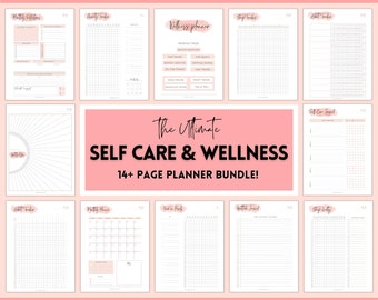 Self Care Checklist, Self-care Planner, Selfcare Journal Tracker ...