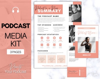 Rate Sheet Podcast Template - Etsy